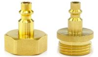 China CNC 3/4in NPT Brass Blow Out Plug For Air Compressor for sale
