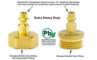 China CNC 3/4in NPT Brass Blow Out Plug For Air Compressor for sale