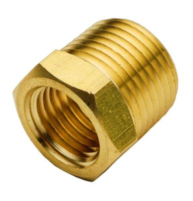 China ANSI CNC High quality brass connection fitting with nickle and chrome plated at direct factory cheap price for sale