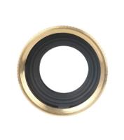 China 3/4 Inch Garden Water Hose Double Female Swivel Brass Adapter GHT Thread Connector Fitting for sale