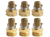 China ANSI 1/2'' Brass Compression Fitting With Stainless Steel Clamps for sale