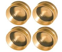 China CNC Brass Garden Hose End Caps , 3/4