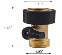 China 3/4 Inch Hose Pipe Shut Off Valve , JIS Water Shut Off Valve For Garden Hose for sale