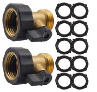 China ANSI 3/4 Inch Brass Compression Fitting With Rubber Washers for sale