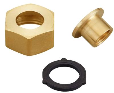 China Brass Threaded Hose Connector , 1/4