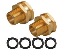 China GHT To NPT Brass Tap Connector , 3/4