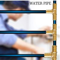 China 1/2 Inch Lead Free Brass Hose Barb , T PEX Tee Brass Barbed Fittings for sale
