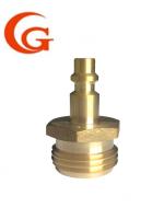 China CNC Brass Blow Out Plug Lead Free Brass Copper Pipe Fittings Blowout Adapter for sale