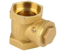 China DN50 Female Thread Brass Non Return Swing Check Valve 232PSI for sale