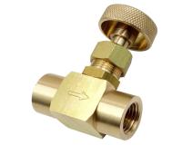 China JIS 600Psi WOG 1/4 NPT Propane Gas Brass Needle Valve for sale