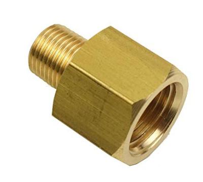 China 1/8 BSPT Male Thread Brass Tube Fitting Brass Pipe Adapter for sale