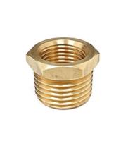 China NPT Threaded Hex Bushing Brass Tube Fitting Anti Corrosion for sale
