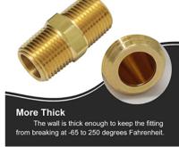 China ANSI Coupler Adapter Brass Hose Fitting 1/4