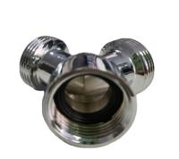 China 3/4 Inch Lead Free Brass Y Valve With Nickel Plating for sale