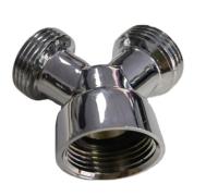China 3/4 Inch Lead Free Brass Y Valve With Nickel Plating for sale