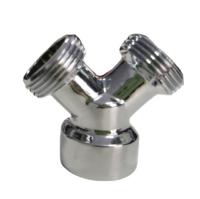 China 3/4 Inch Lead Free Brass Y Valve With Nickel Plating for sale