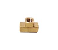 China 1/4NPT* 1/4NP* 1/4NPT Female Brass Hose Tee Fittings Lead Free for sale
