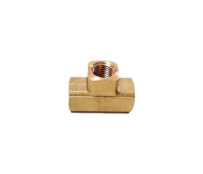 China 1/4NPT* 1/4NP* 1/4NPT Female Brass Hose Tee Fittings Lead Free for sale