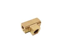 China 1/4NPT* 1/4NP* 1/4NPT Female Brass Hose Tee Fittings Lead Free for sale