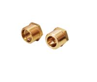 China NPT Threaded Brass Hex Bushing 3/4 Male *3/8 Female for sale