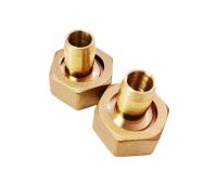 China 3/4 Inch GHT Thread Brass Water Hose Fittings With 13.5mm Barb for sale