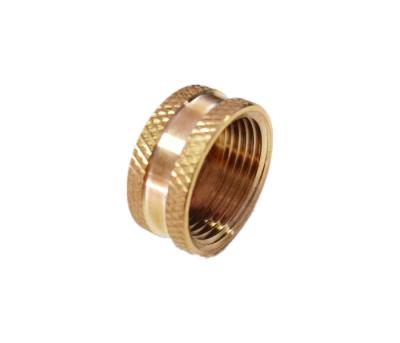 China CNC Female Hose Cap Brass Fitting Caps For Garden 3/4