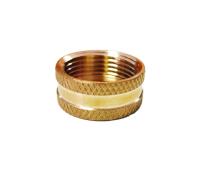 China CNC Female Hose Cap Brass Fitting Caps For Garden 3/4