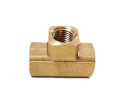China 3/8NPT* 3/8NP* 3/8NPT Female Brass Tee Fitting Lead Free for sale