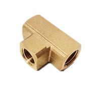 China 3/8NPT* 3/8NP* 3/8NPT Female Brass Tee Fitting Lead Free for sale