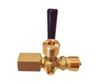 China Brass 3 Way Cock Valve With 1/2' Bsp Inside And Outside Threads for sale