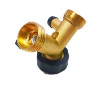 China 2 Way 3/4'' On Off Brass Y Valve Garden Irrigation Distributor for sale
