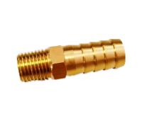 China Male 1/2 Inch NPT X 1/2 Brass Tube Fitting Brass Hose Barb for sale