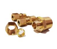 China JIS ANSI Brass Compression Union Fitting With All Size for sale