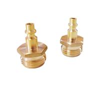 China 3/4 inch Lead Free Brass Blow Out Plug With Quick Connect for sale