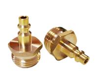 China 3/4 inch Lead Free Brass Blow Out Plug With Quick Connect for sale