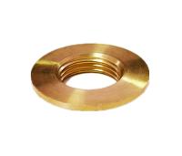 China 1/2″ NPT Wide Flange Brass Tap Back Nuts Male for sale