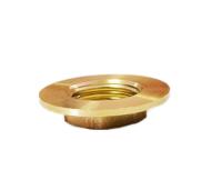 China 1/2″ NPT Wide Flange Brass Tap Back Nuts Male for sale