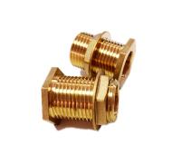 China Brass Rain Barrel Spigot Quarter Turn Ball Valve Spigot With Bulkhead Fitting for sale