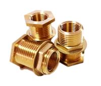 China Brass Rain Barrel Spigot Quarter Turn Ball Valve Spigot With Bulkhead Fitting for sale