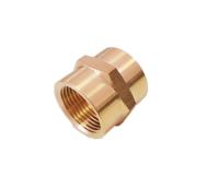 China Nipple Coupling Brass Tube Fitting 3/4 Inch NPT X 3/4 Inch NPT Brass Adapter for sale