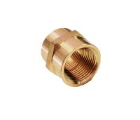 China Nipple Coupling Brass Tube Fitting 3/4 Inch NPT X 3/4 Inch NPT Brass Adapter for sale