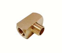 China 1/4NPT Male * 1/4NP Male * 1/4NPT Female Brass T Fitting for sale