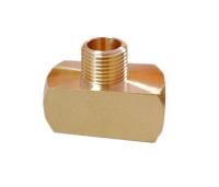China Female Brass Tee Fitting 3/8NPT Male * 3/8NP Male * 3/8NPT for sale