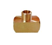 China Female Brass Tee Fitting 3/8NPT Male * 3/8NP Male * 3/8NPT for sale