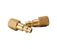 China Brass Air Tool Fittings 1/4 NPT Male Plug Connector for sale