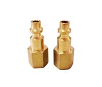 China Brass Air Tool Fittings 1/4 NPT Male Plug Connector for sale