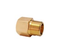 China 1/2 NPT Male Thread * 1/2 Female NPT Brass Pipe Adapter Tank Adpter Reducing Nipple for sale