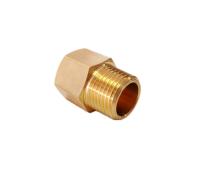 China 1/2 NPT Male Thread * 1/2 Female NPT Brass Pipe Adapter Tank Adpter Reducing Nipple for sale