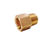 China 1/2 NPT Male Thread * 1/2 Female NPT Brass Pipe Adapter Tank Adpter Reducing Nipple for sale