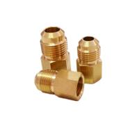 China 3/8 Fllare * 1/2 NPT Male Thread Brass Tube Fitting Brass Reducing Nipple for sale